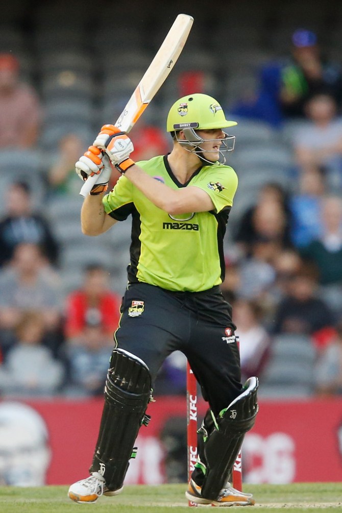 Daniel Hughes survives after being hit on the neck - Batting with Bimal